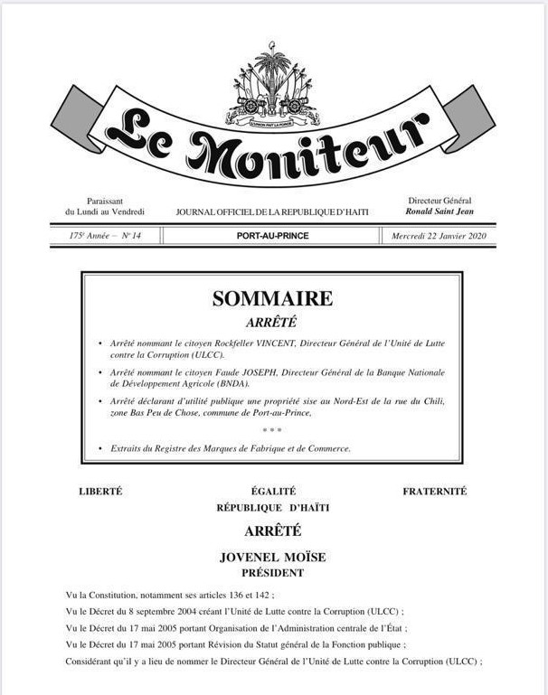 Mèt Claudy Gassant: nominasyon e revokasyon pap padap – Triboland